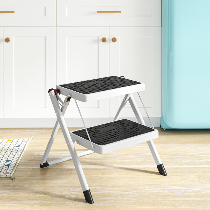 Wayfair Basics 2 Step Steel Step Stool Reviews Wayfair co uk wayfair-basics-2-step-steel-step-stool-reviews-wayfair-co-uk